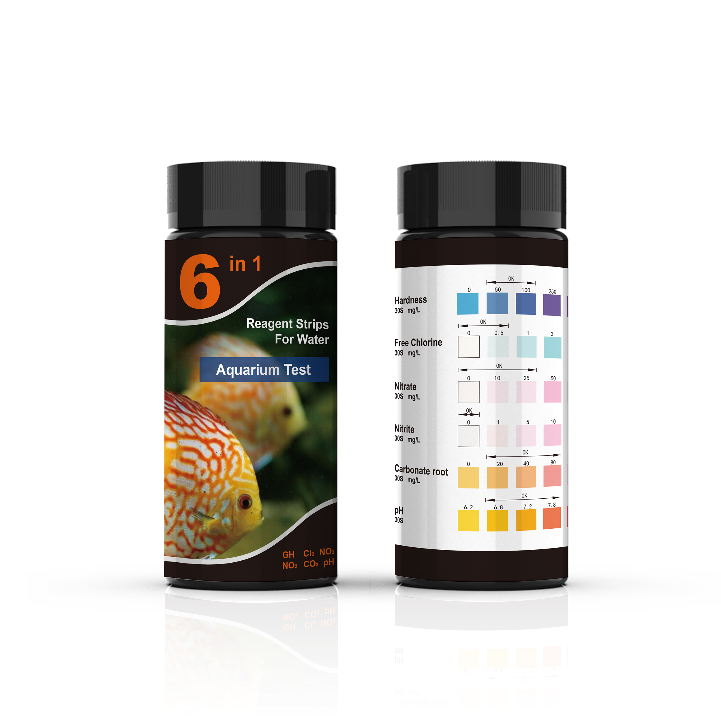 6 in 1 Water Test Strips For Aquarium Fish Tank - ChangChun WanCheng ...