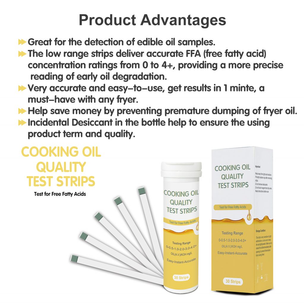 Cooking Oil Quality Test Strips - ChangChun WanCheng Bio-electron Co.,Ltd.