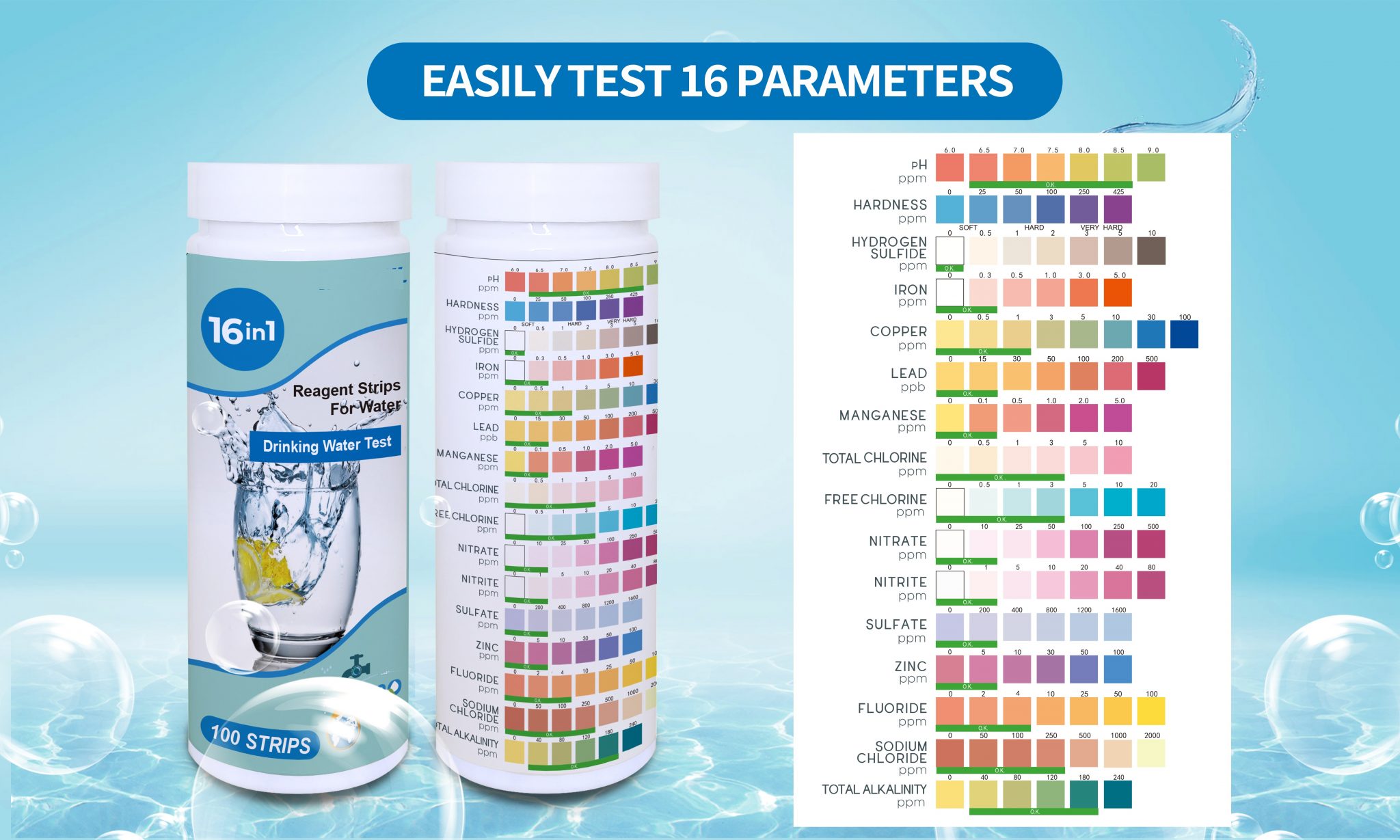 Drinking Water Test Kit W-17 - ChangChun WanCheng Bio-electron Co.,Ltd.