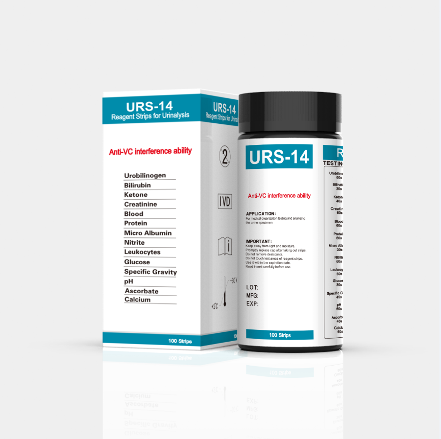 URS-14 urinalysis test strips – ChangChun WanCheng Bio-electron Co.,Ltd.